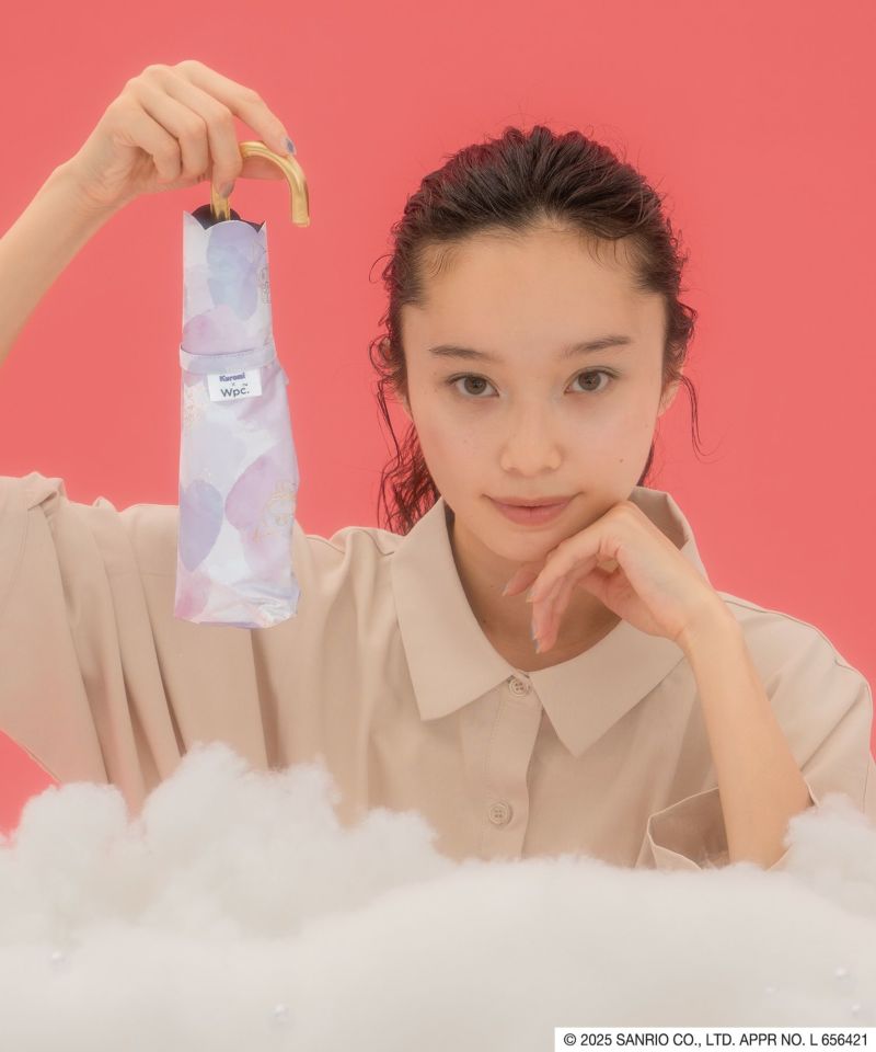 サンリオキャラクターズ 遮光 水彩モチーフ ミニ 日傘 サンリオキャラクターズ 遮光 水彩モチーフ ミニ 日傘