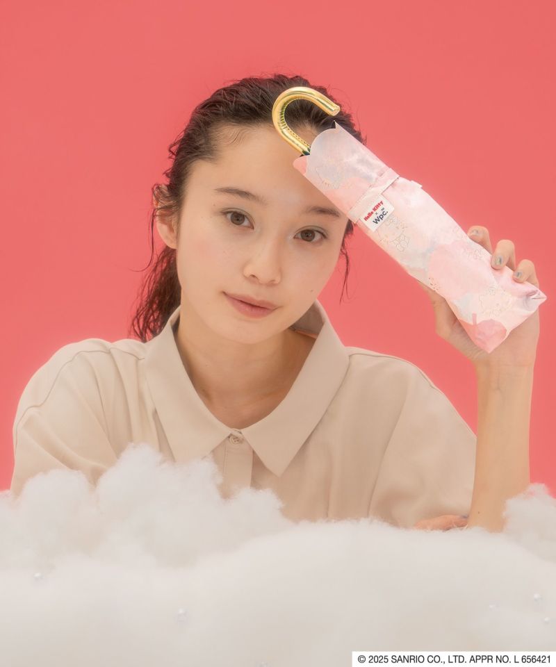 サンリオキャラクターズ 遮光 水彩モチーフ ミニ 日傘 サンリオキャラクターズ 遮光 水彩モチーフ ミニ 日傘